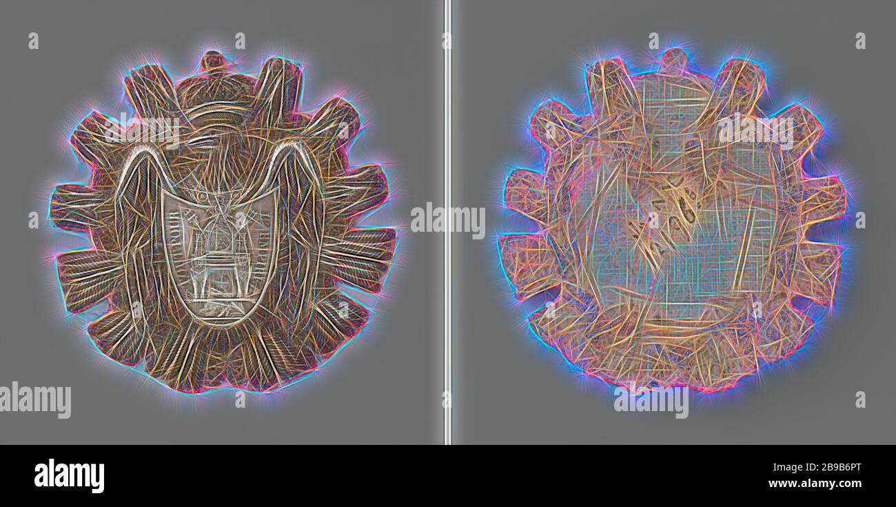 Plaque of the Order of the Reunion of I.J.A. Gogel, Copper bearer mark ...