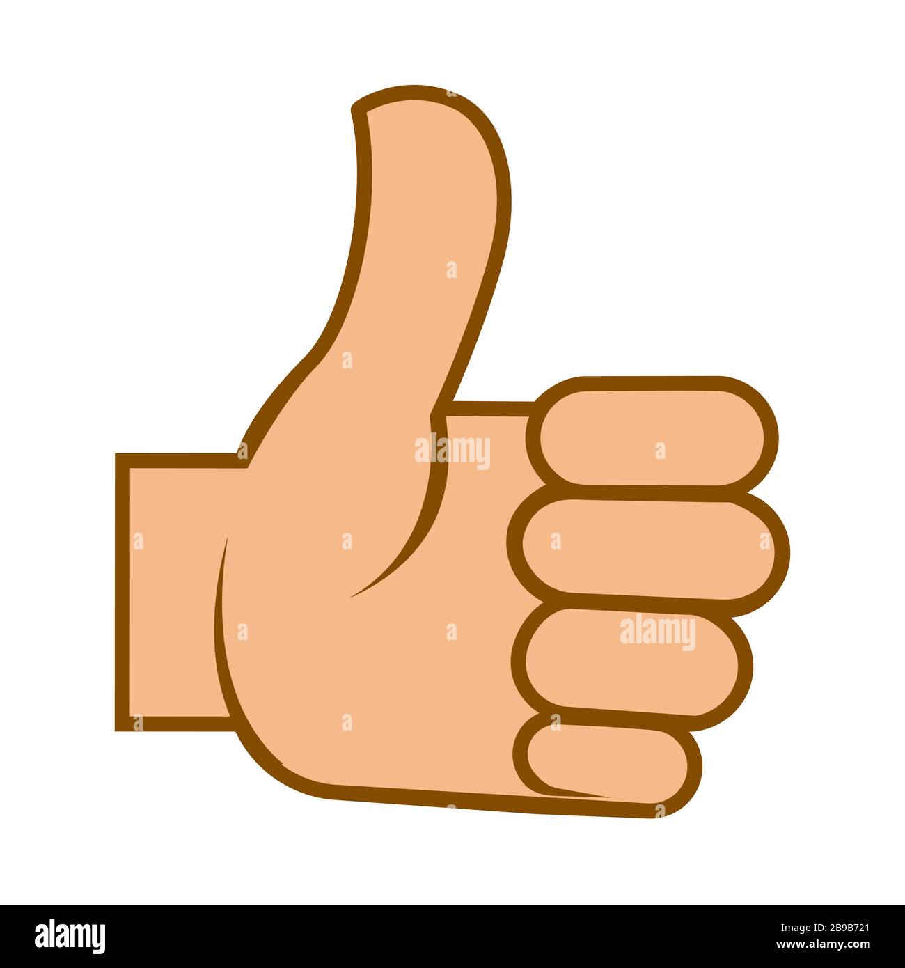 Hand human like isolated Stock Vector Images - Alamy