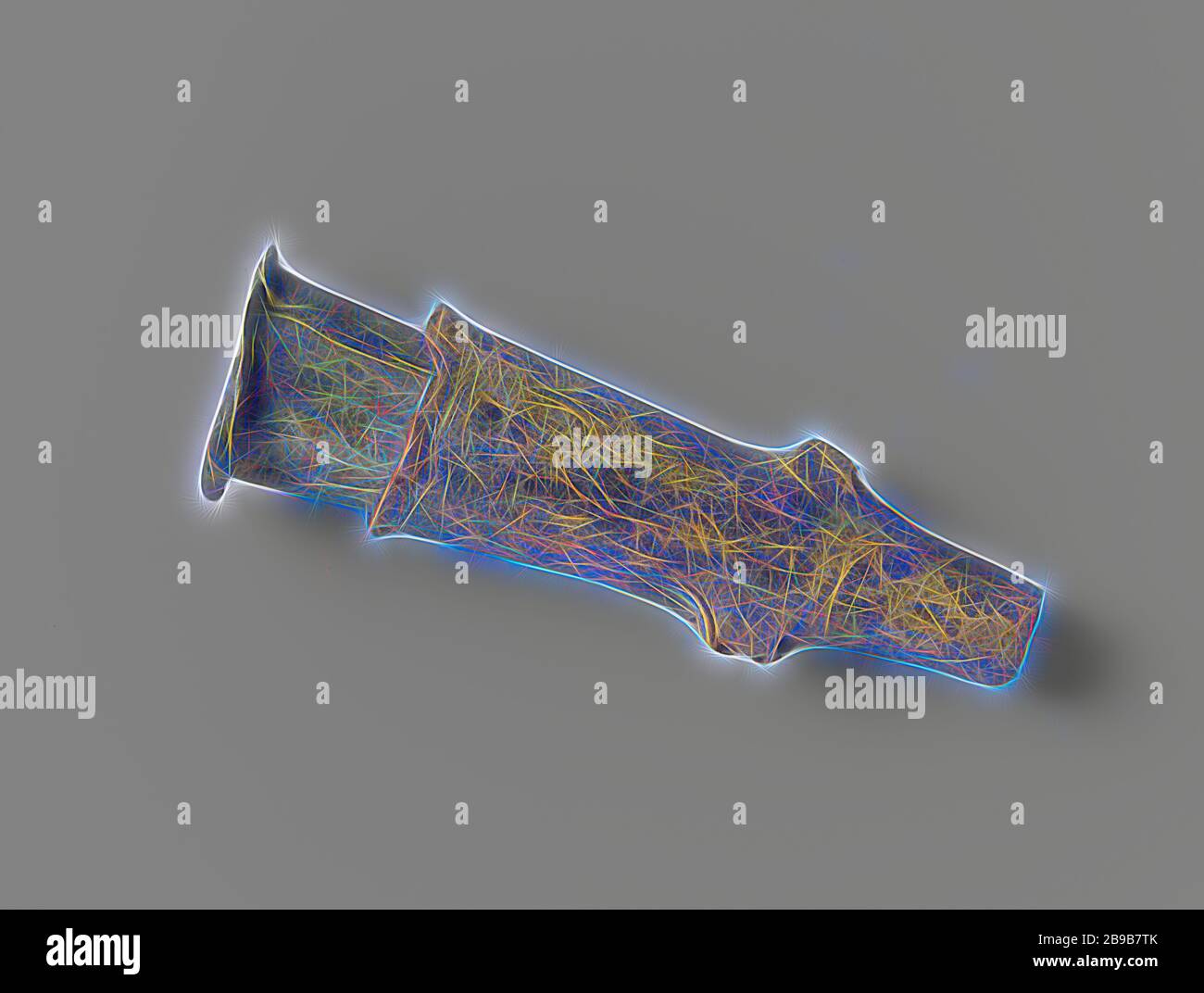Fragment of musket size, Musket size, fragment consisting of brass and ...