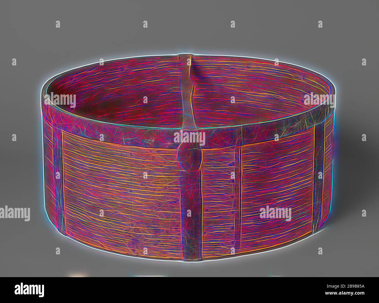 Wooden grain size, Wooden round object with flat bottom. The object has ...