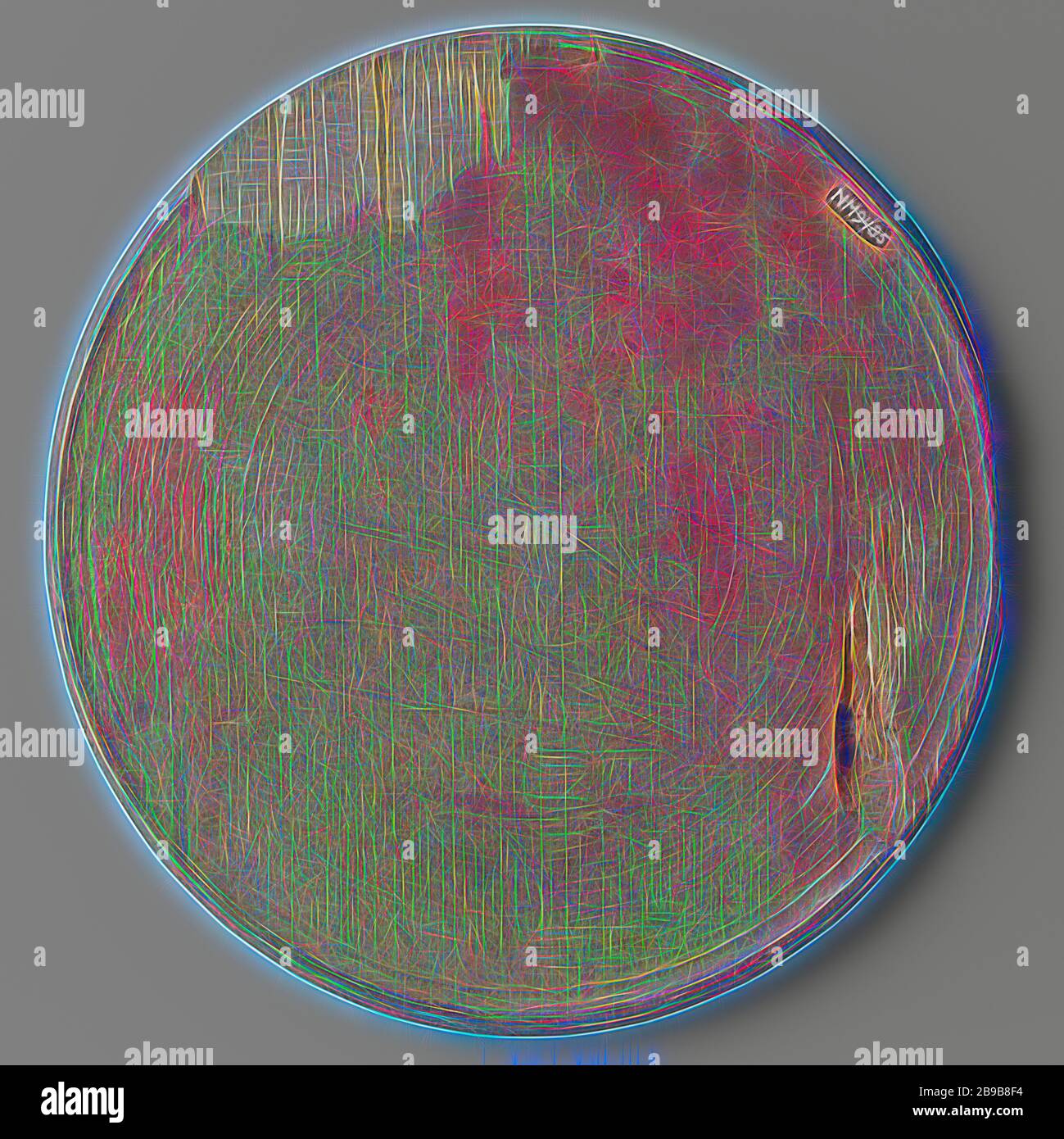Trencher, Plate or Trencher, round and shallow with a narrow raised ...