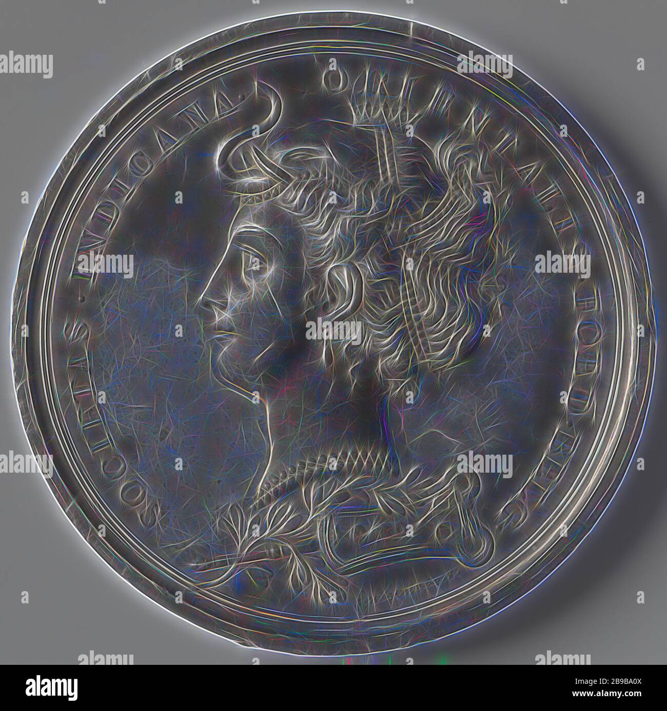 Tribute to the French vice-admiral De Suffren by the VOC, Loden penning ...