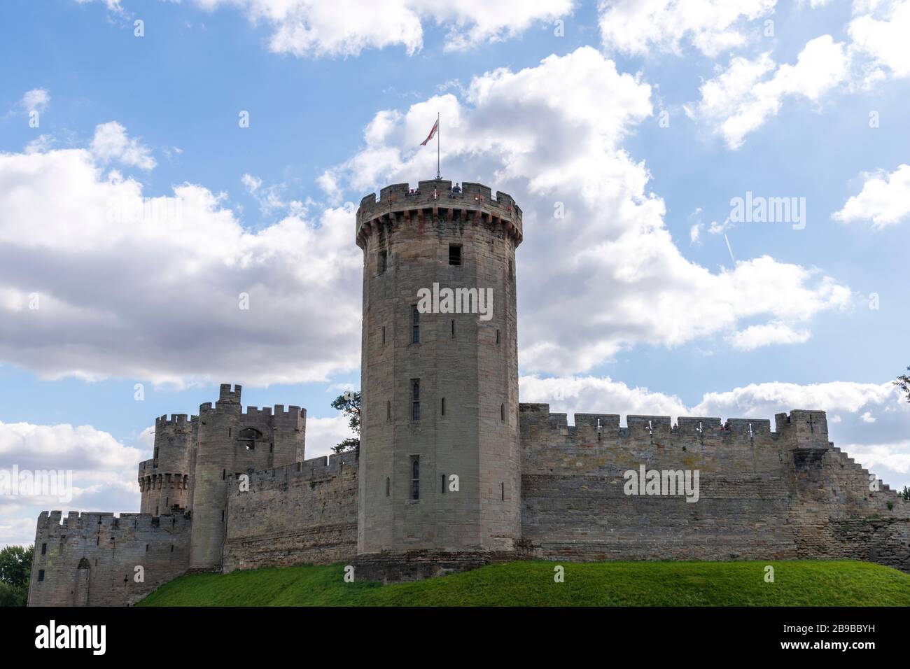 Medieval Warwick castle in Warwickshire, England, UK Stock Photo - Alamy