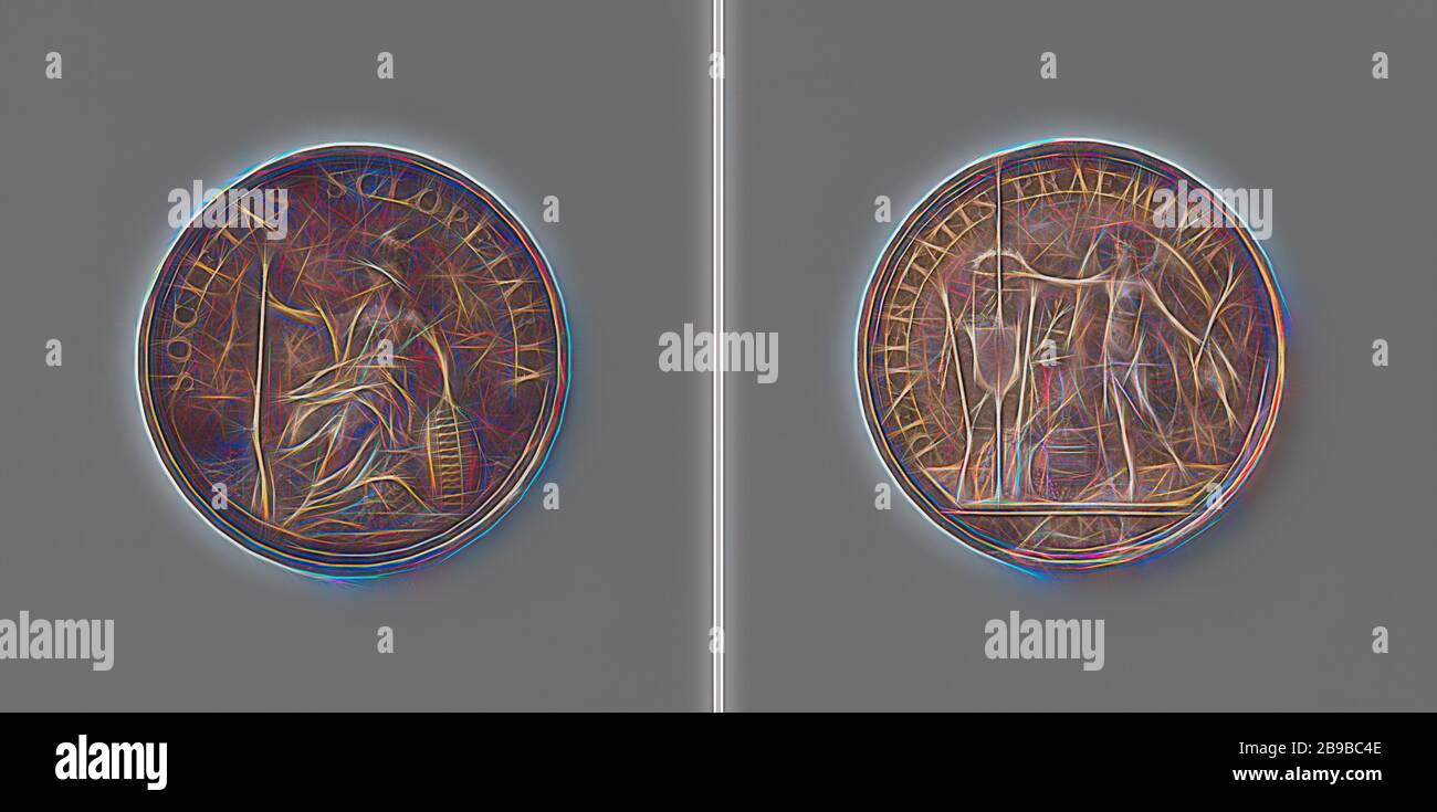 Knightly Confrerie of the Handbussche in Delft, Silver Medal. Obverse ...