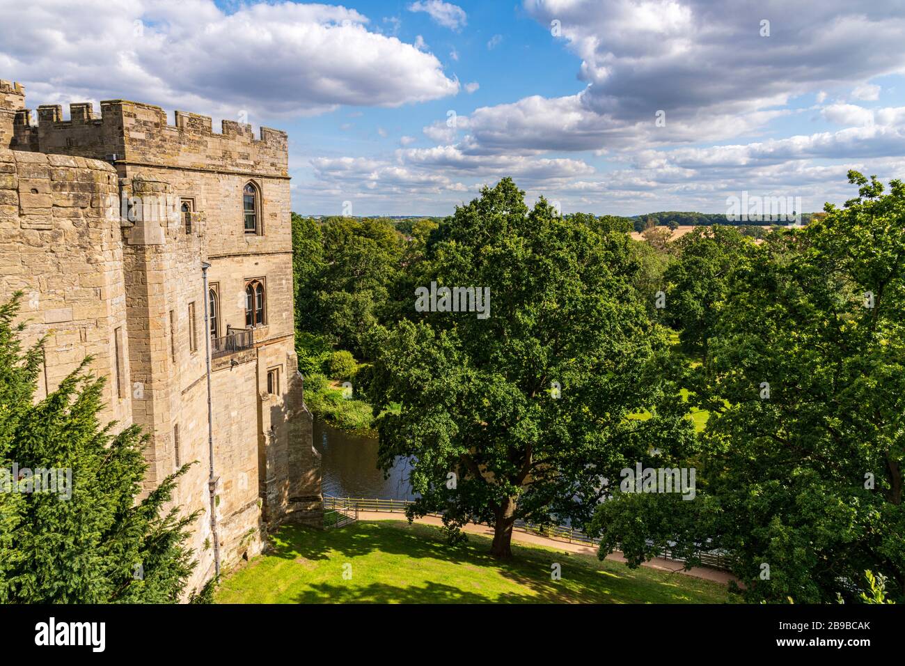 Medieval Warwick castle in Warwickshire, England, UK Stock Photo - Alamy