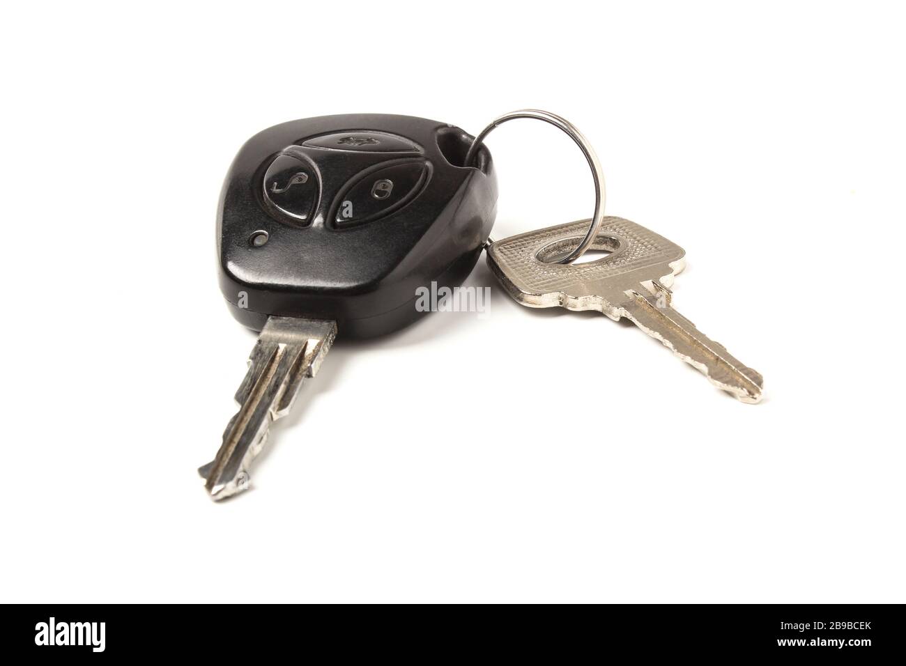 Car keys isolated on white background Stock Photo - Alamy