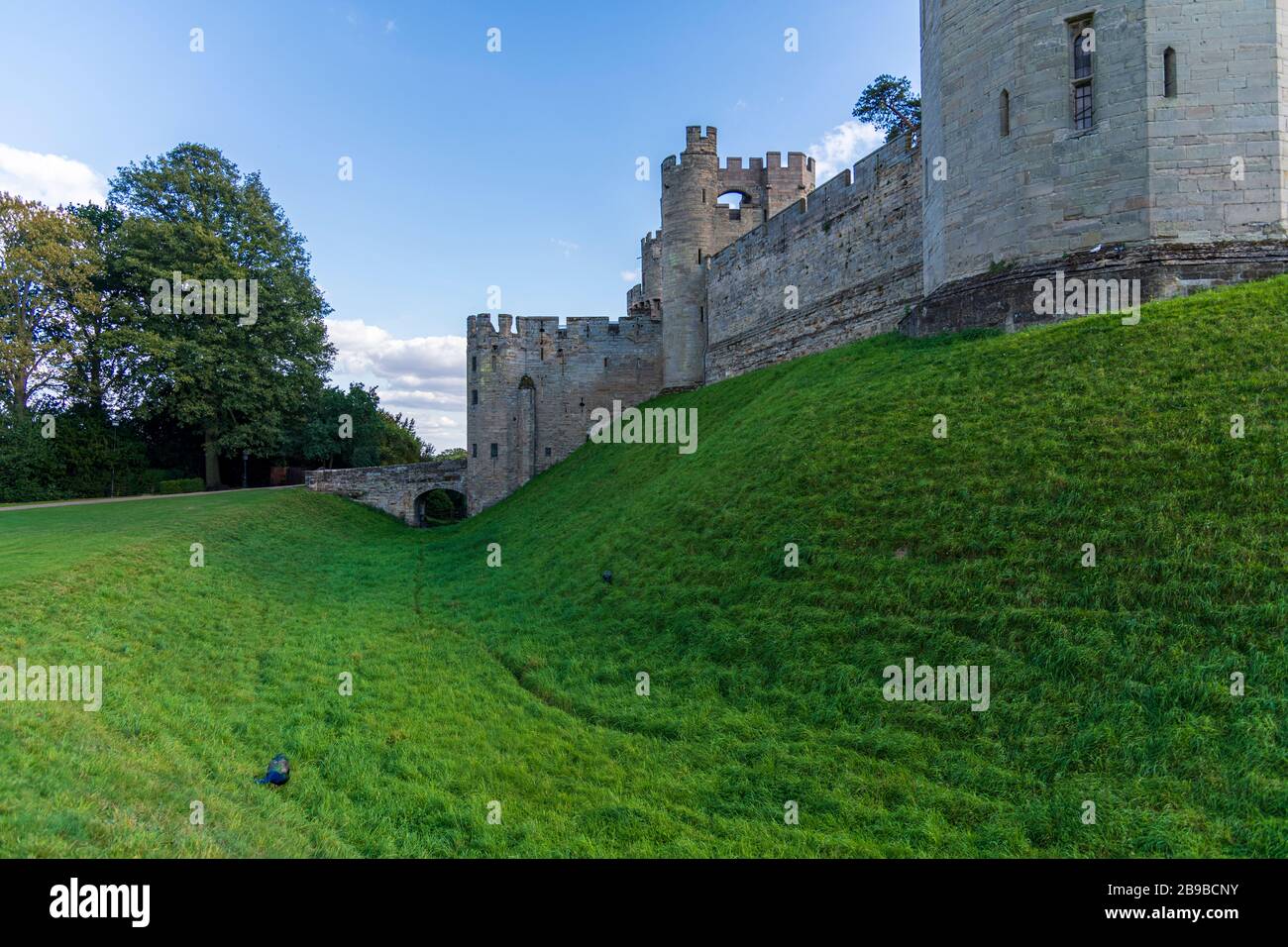 Medieval Warwick castle in Warwickshire, England, UK Stock Photo - Alamy
