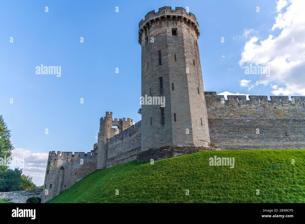 Medieval Warwick castle in Warwickshire, England, UK Stock Photo - Alamy