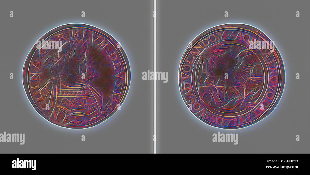 Charles V, German Emperor, wishes peace, Copper Medal. Obverse: man's ...
