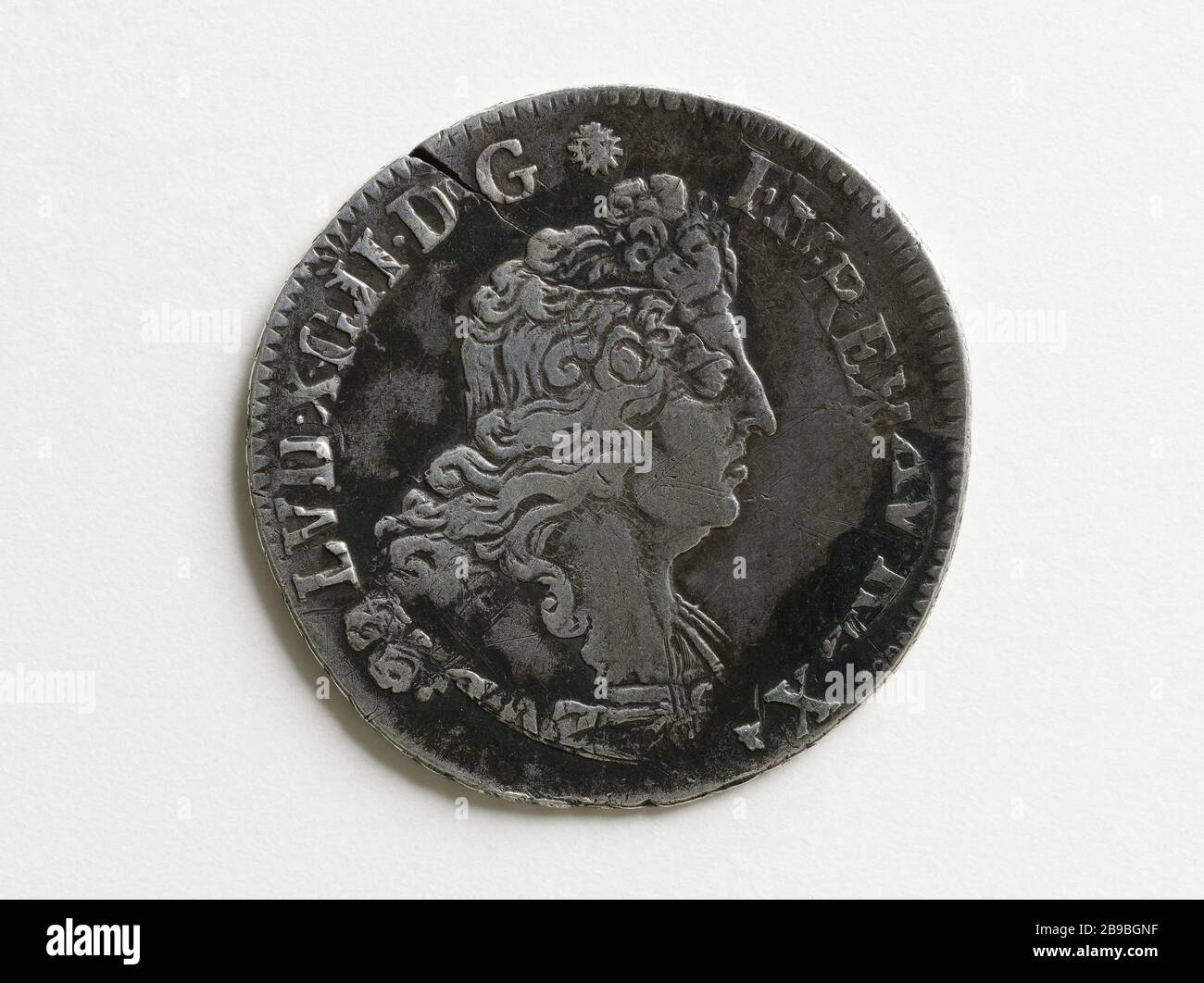 quarter shield insignia of Louis XIV, 1701 Anonyme. Quart d'écu aux ...