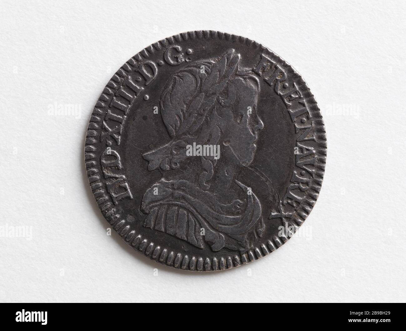 Twelfth to shield the long wick of Louis XIV, 1647 Anonyme. Douzième d ...