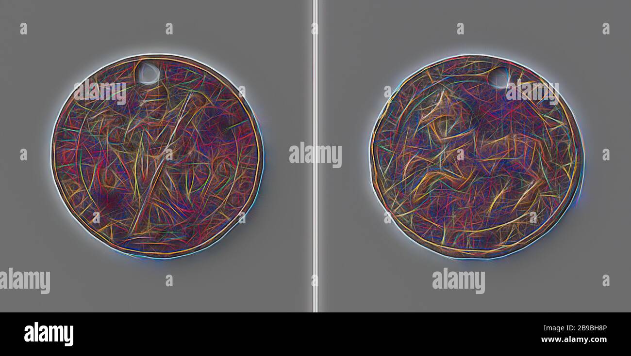 St. Eligius or blacksmith's guild of Bruges, guild token with no. 47 ...