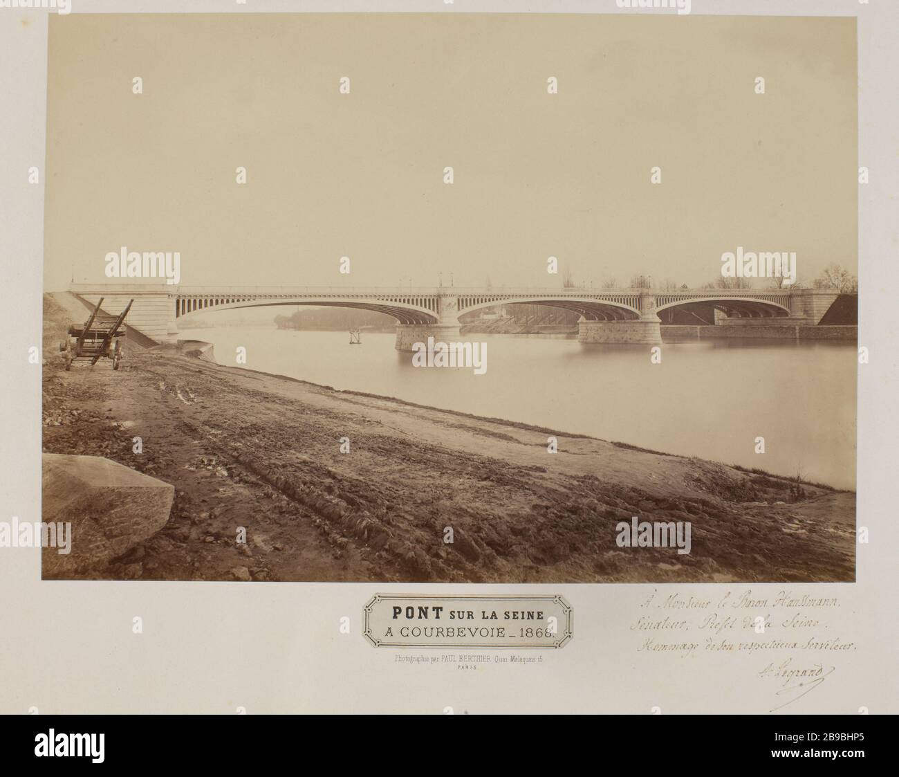BRIDGE OVER THE SEINE COURBEVOIE, HAUTS-DE-SEINE Pont sur la Seine ...