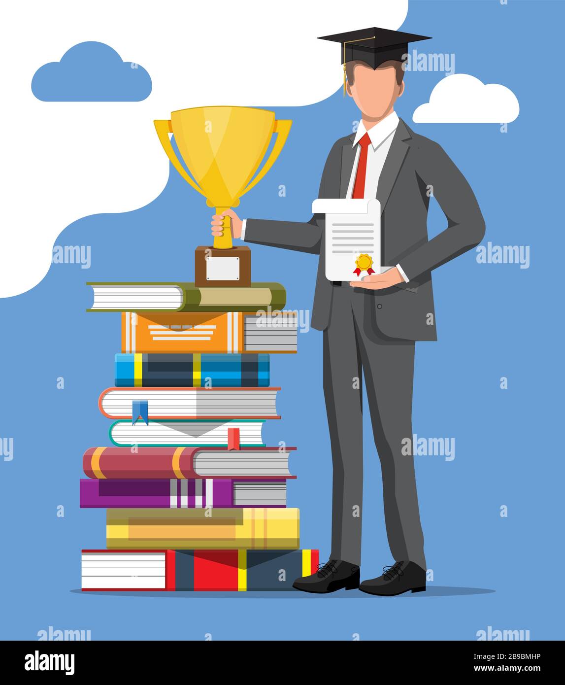 Mba student Stock Vector Images - Alamy