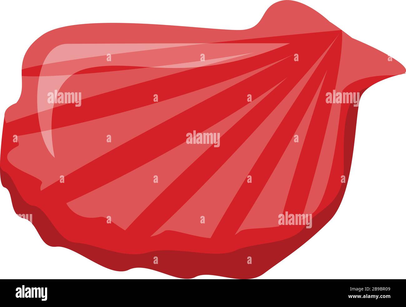 Scallop shell icon, isometric style Stock Vector Image & Art - Alamy