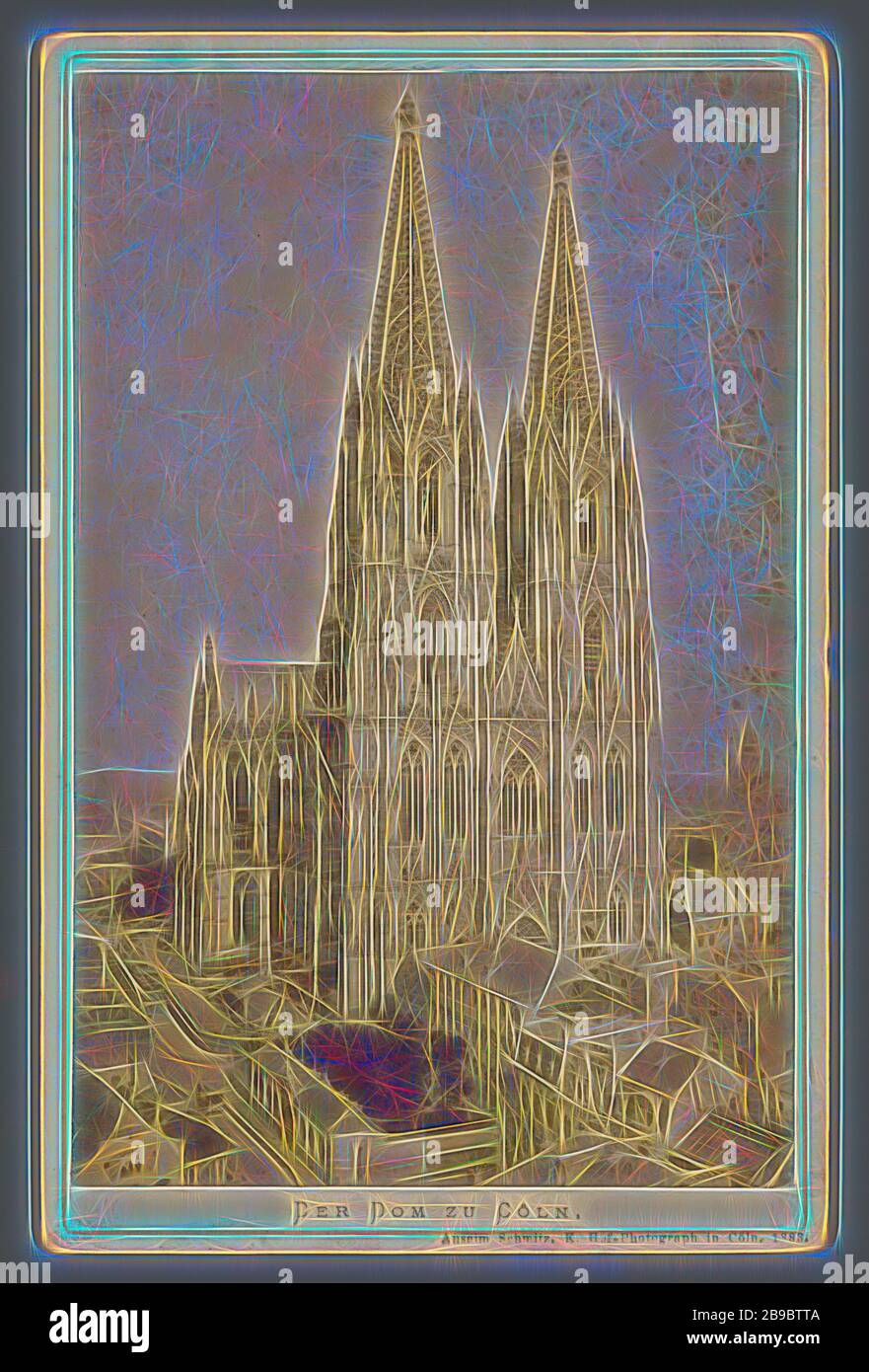 View of Cologne Cathedral Dom zu Coln (title on object), dome ...