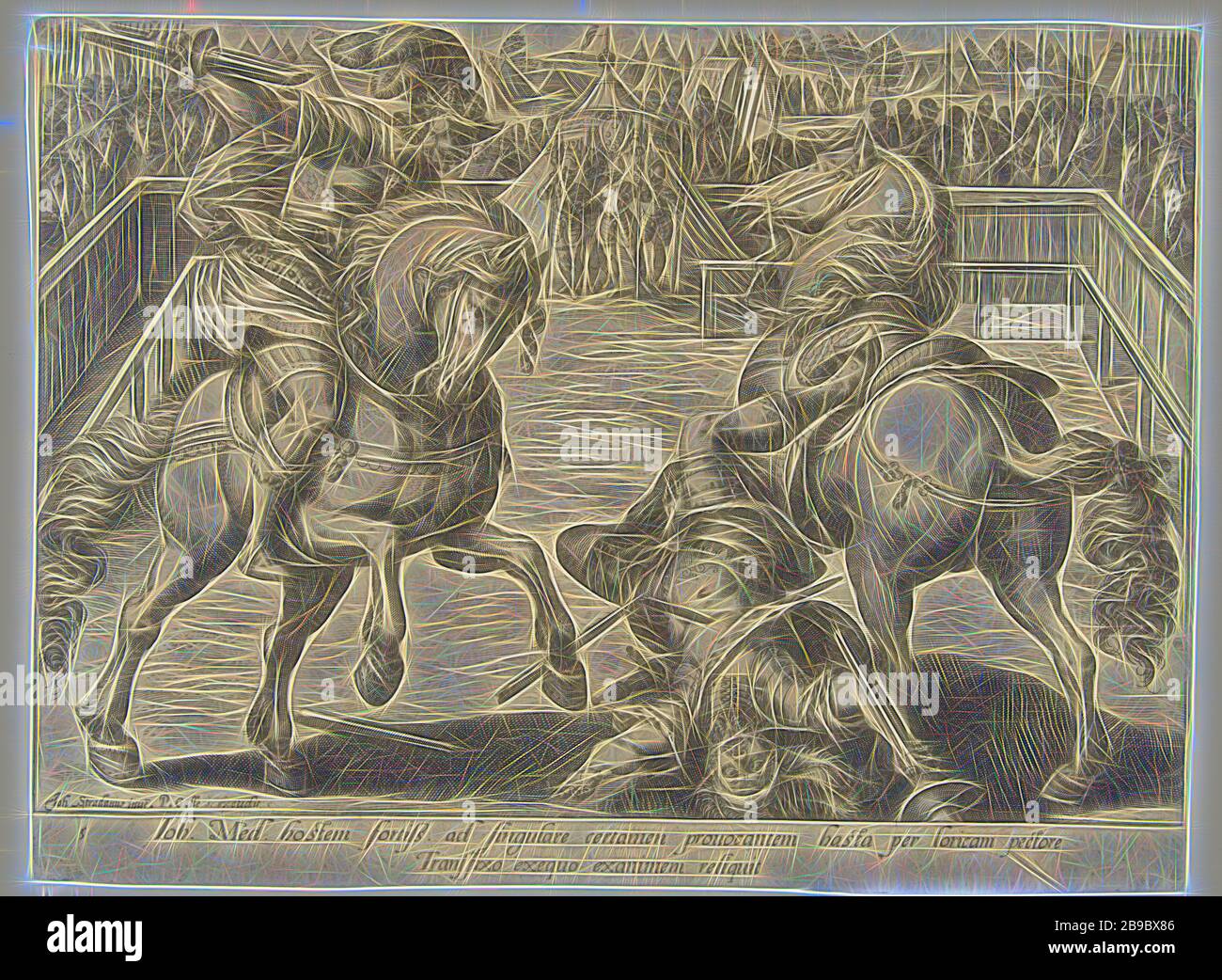 Giovanni de 'Medici beats his opponent in a cavalry battle History of ...
