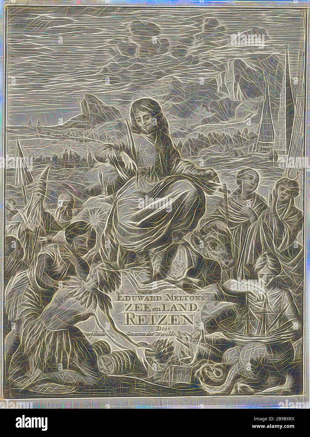 Edward Melton surrounded by personifications Title page for: E. Melton ...