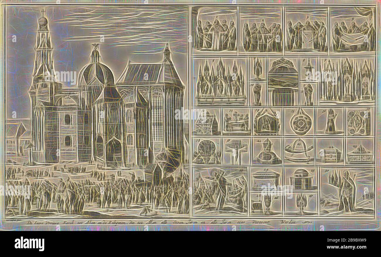 Dom of Aachen and thirty images of the most important relics De Lieve ...