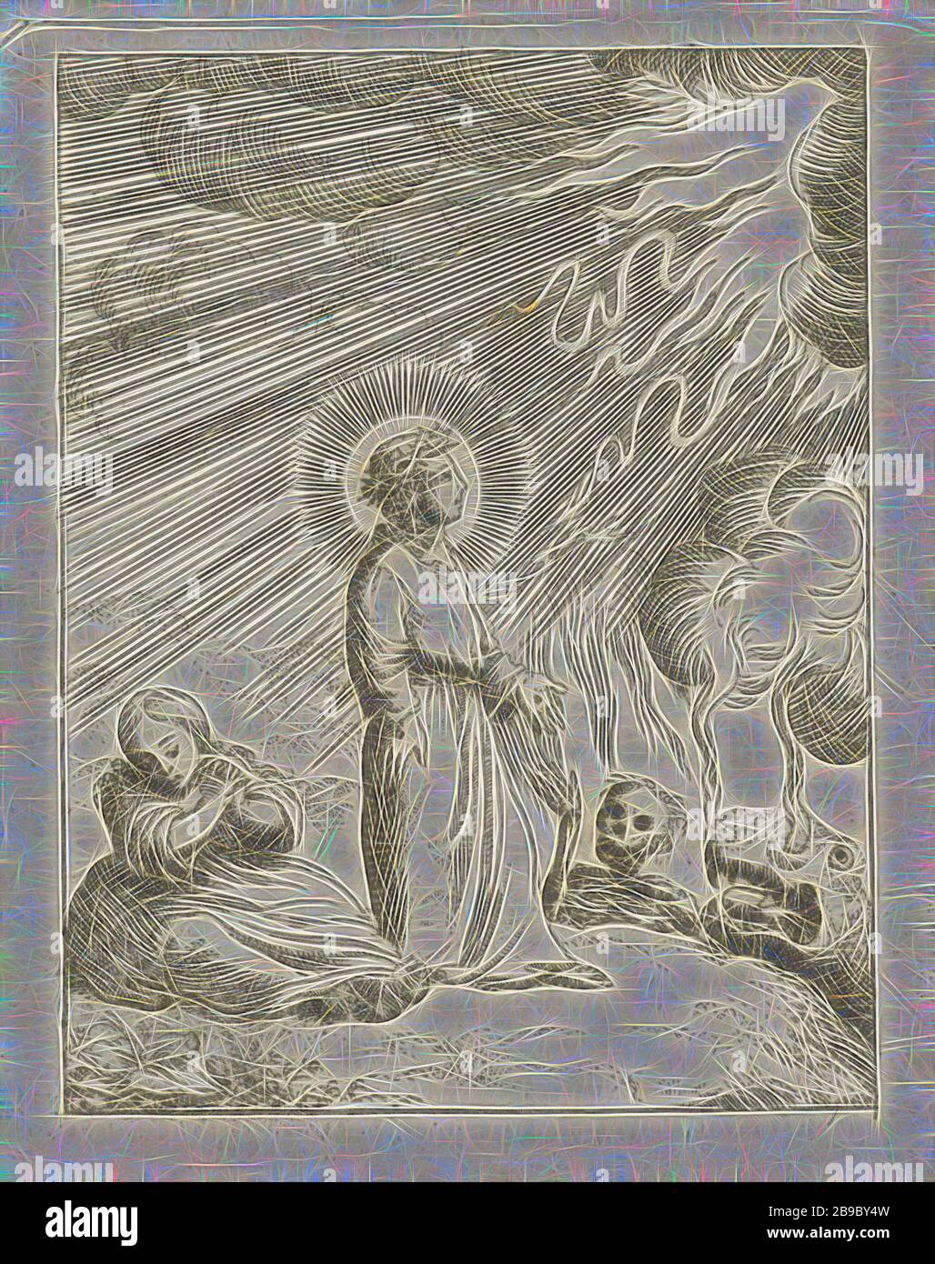 Christ defends the personified soul against hell and death Jesus ...