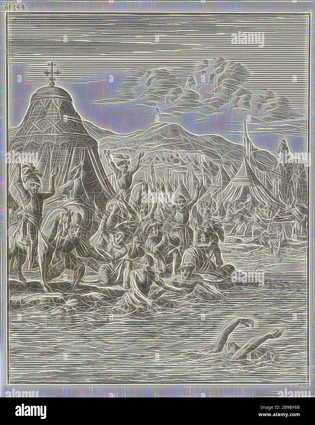 Emperor frederik barbarossa drowns hi-res stock photography and images ...