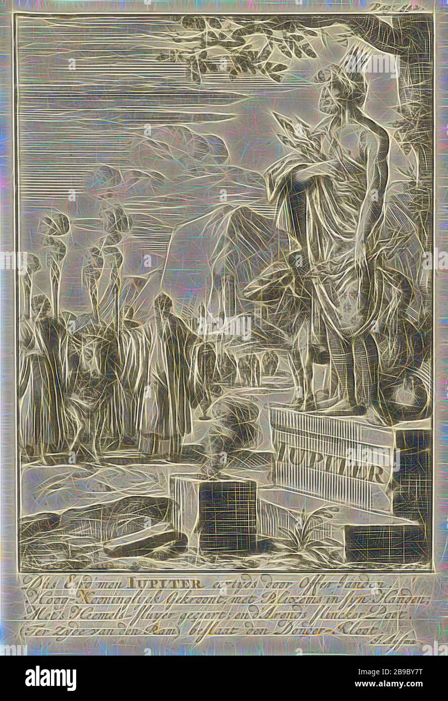 Statue of Jupiter, Print upper right: Pag: 542, (story of) Jupiter ...