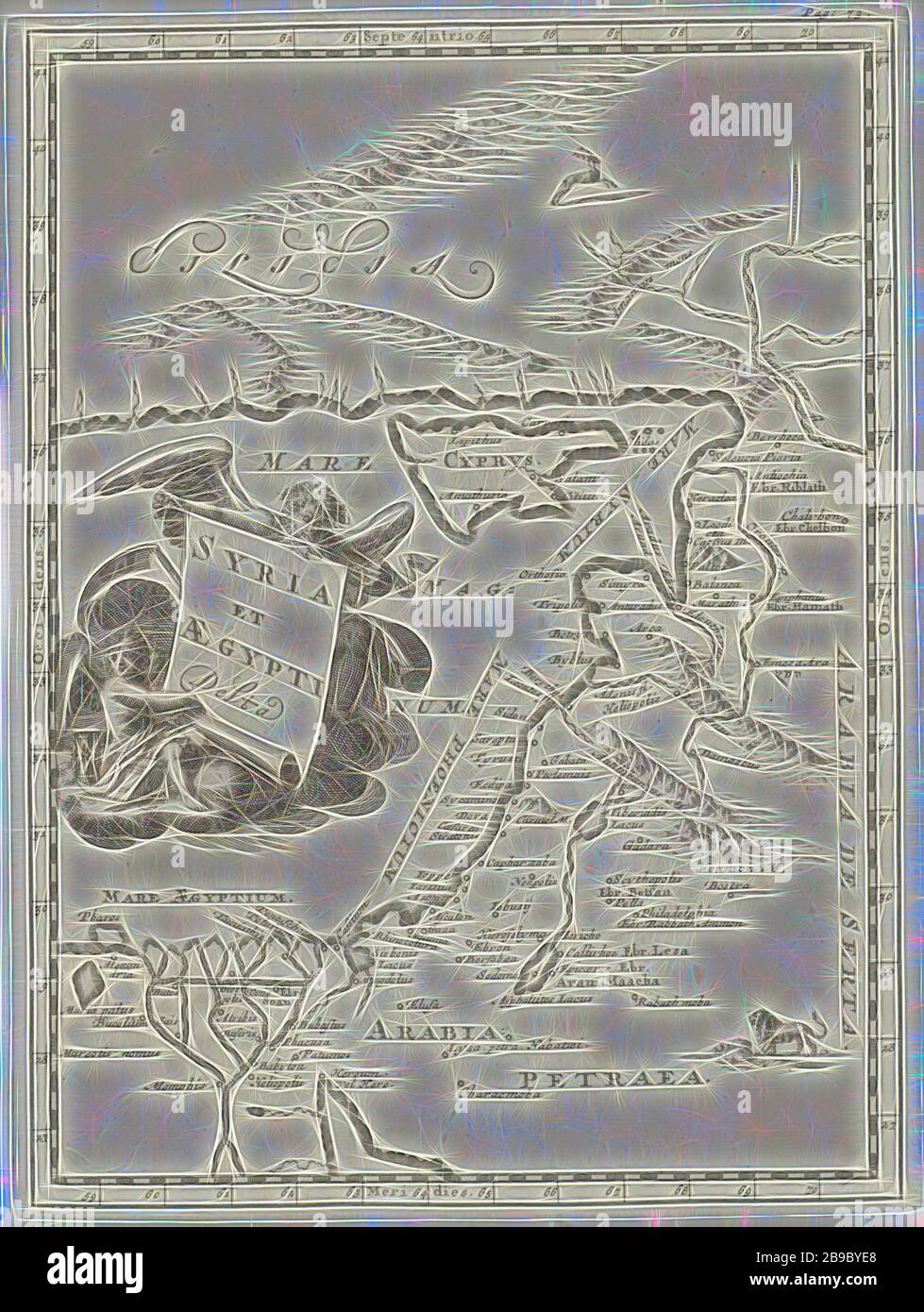 Map of Syria and Egypt Syria and Aegypti Delta (title on object), print ...