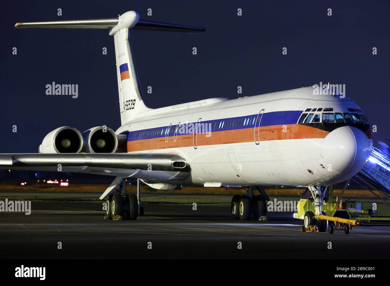 Ilyushin IL-62M airplane of the the Russian Air Force Stock Photo - Alamy