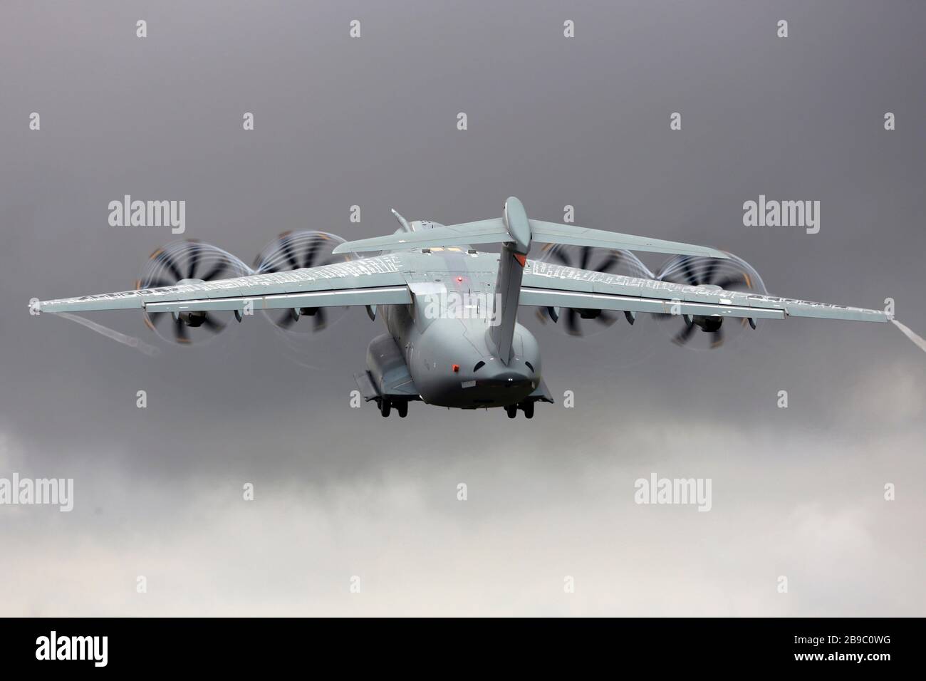 Airbus A400M military transport airplane taking off Stock Photo - Alamy