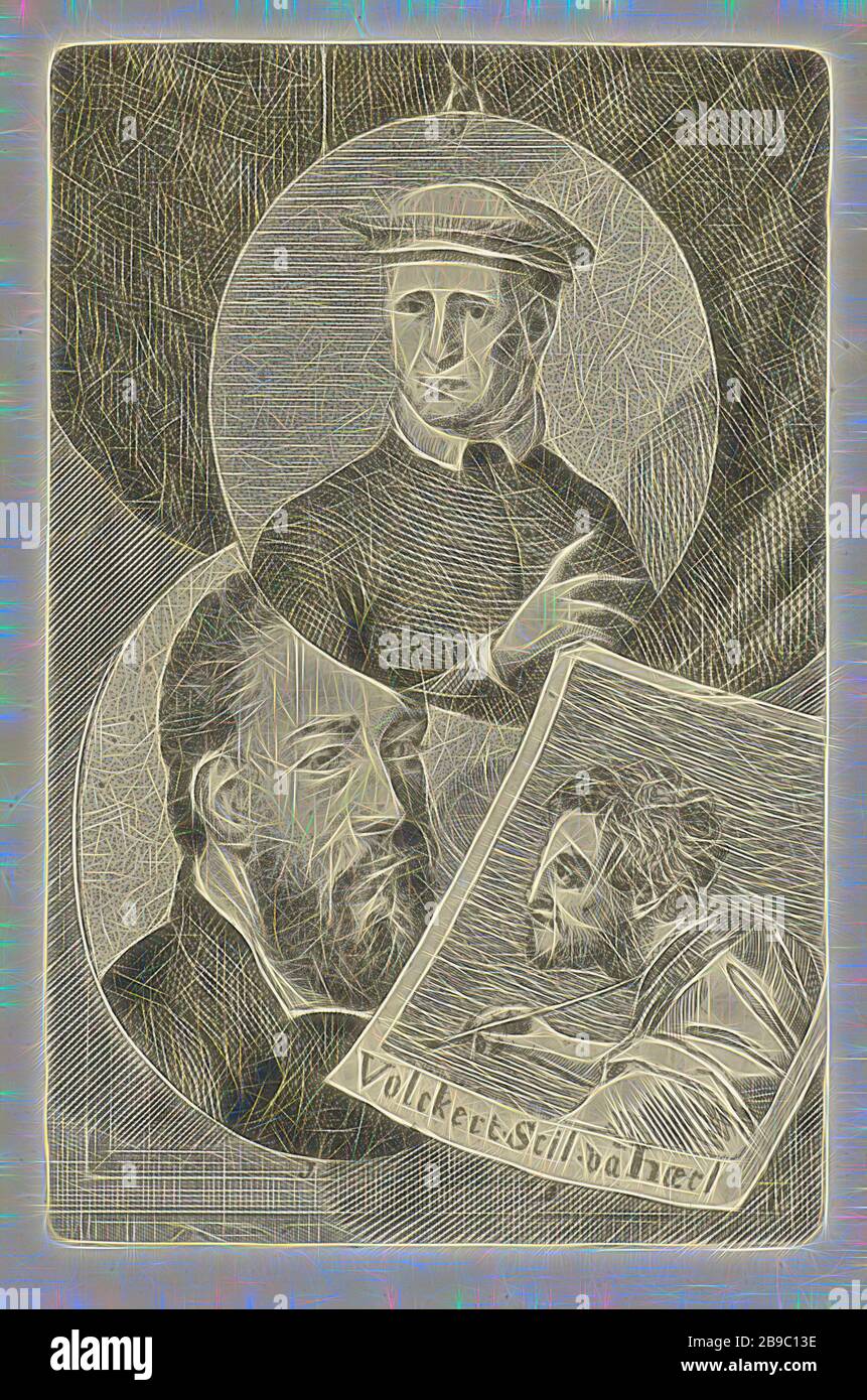 Portraits of Lambertus Suavius, Volckert Claesz. and Dirck Jacobsz ...