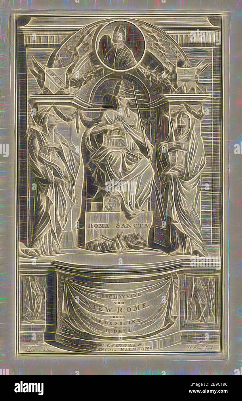 Title page for New Rome, by F. Desseine, Amsterdam, 1704 Description of ...