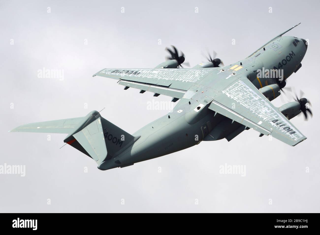 Airbus A400M military transport airplane taking off Stock Photo - Alamy