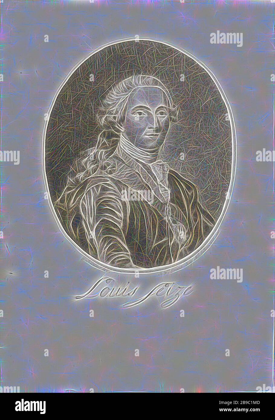 Portrait of Louis XVI Louis Seize (title on object), Portrait of Louis ...