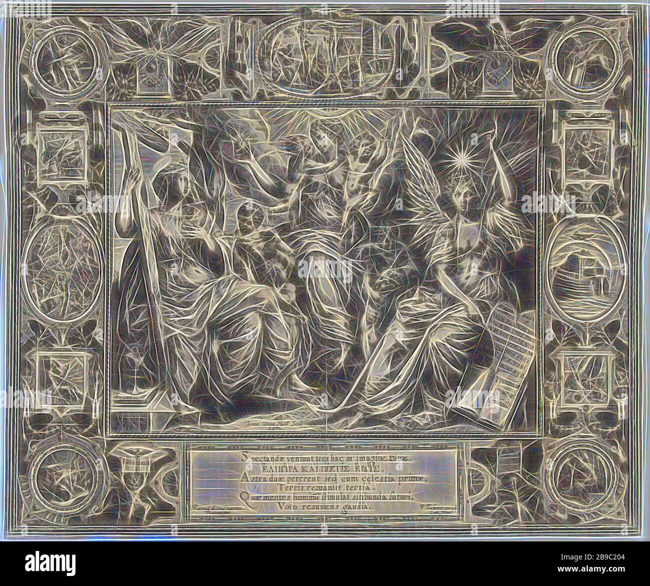 Three virtues of faith, love and hope, Three divine virtues of faith ...