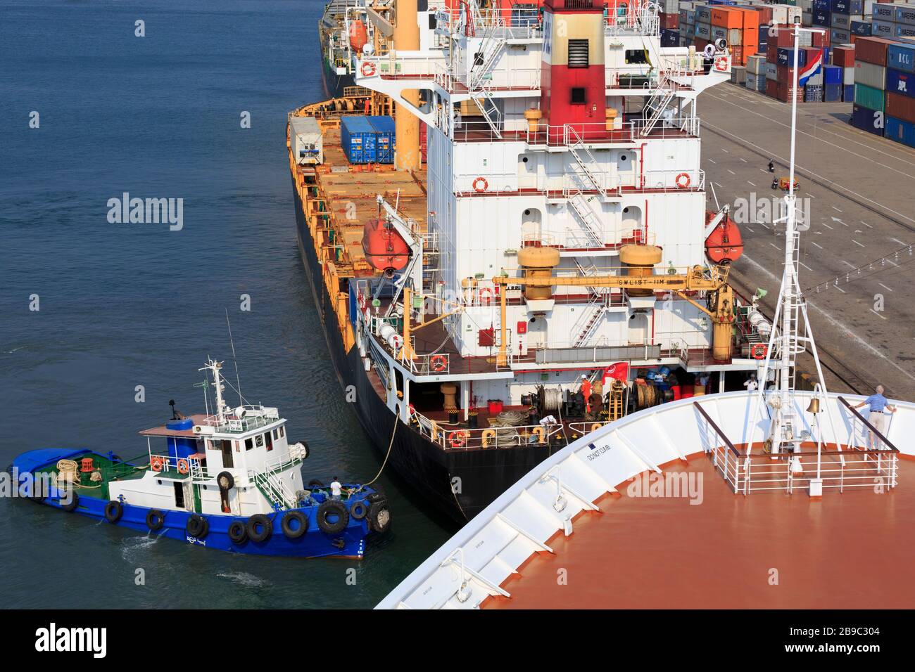 Tug & Container Ship,Sihanoukville Port,Sihanouk Province,Cambodia,Asia ...