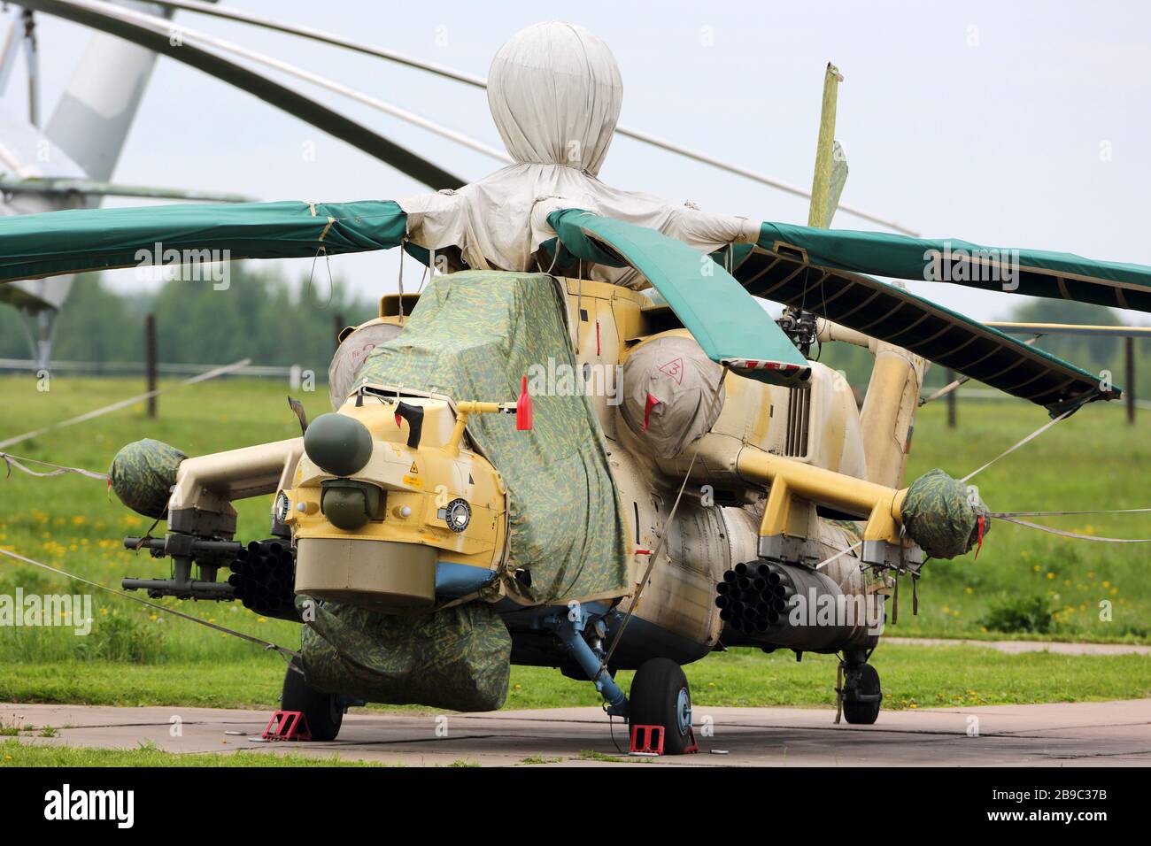 Mil Mi-28NE attack helicopter of Mali Air Force, Torzhok, Russia Stock ...
