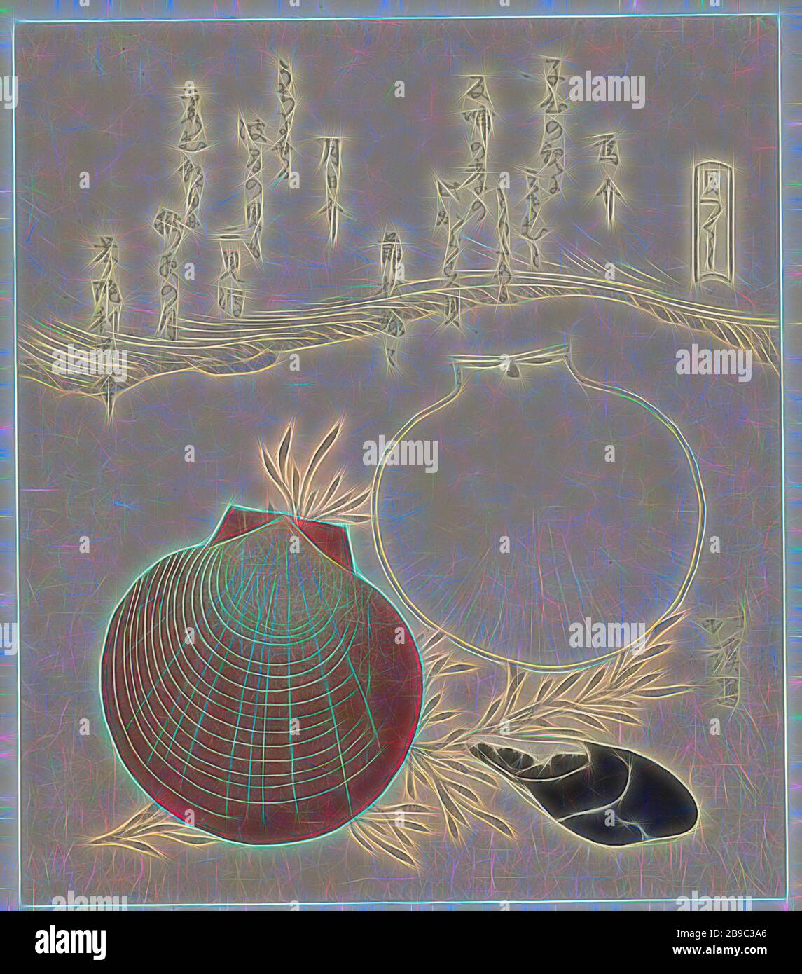 Japanese woodcut seaweed hi-res stock photography and images - Alamy