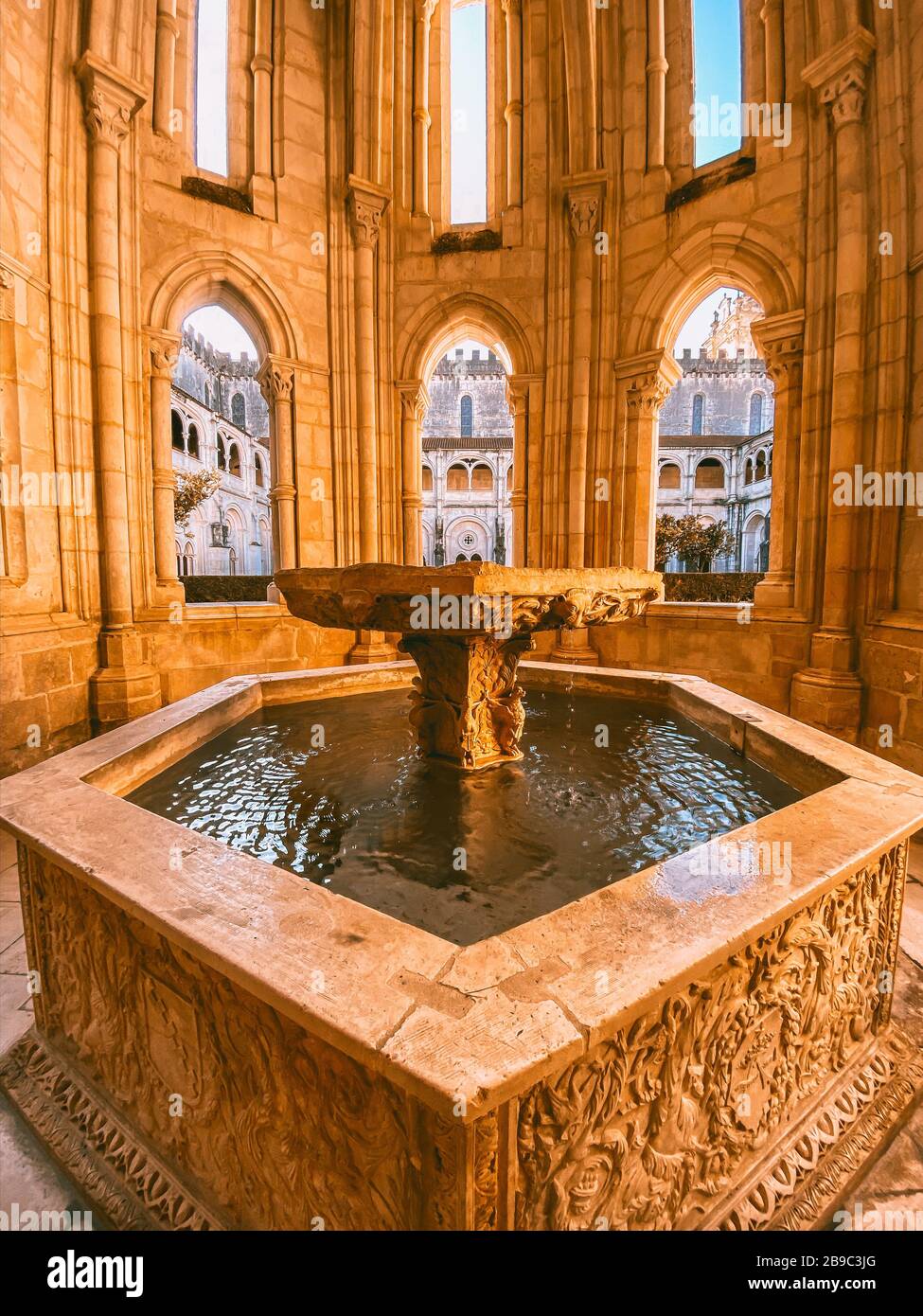 Alcobaca monastery in Portugal, in Europe Stock Photo - Alamy