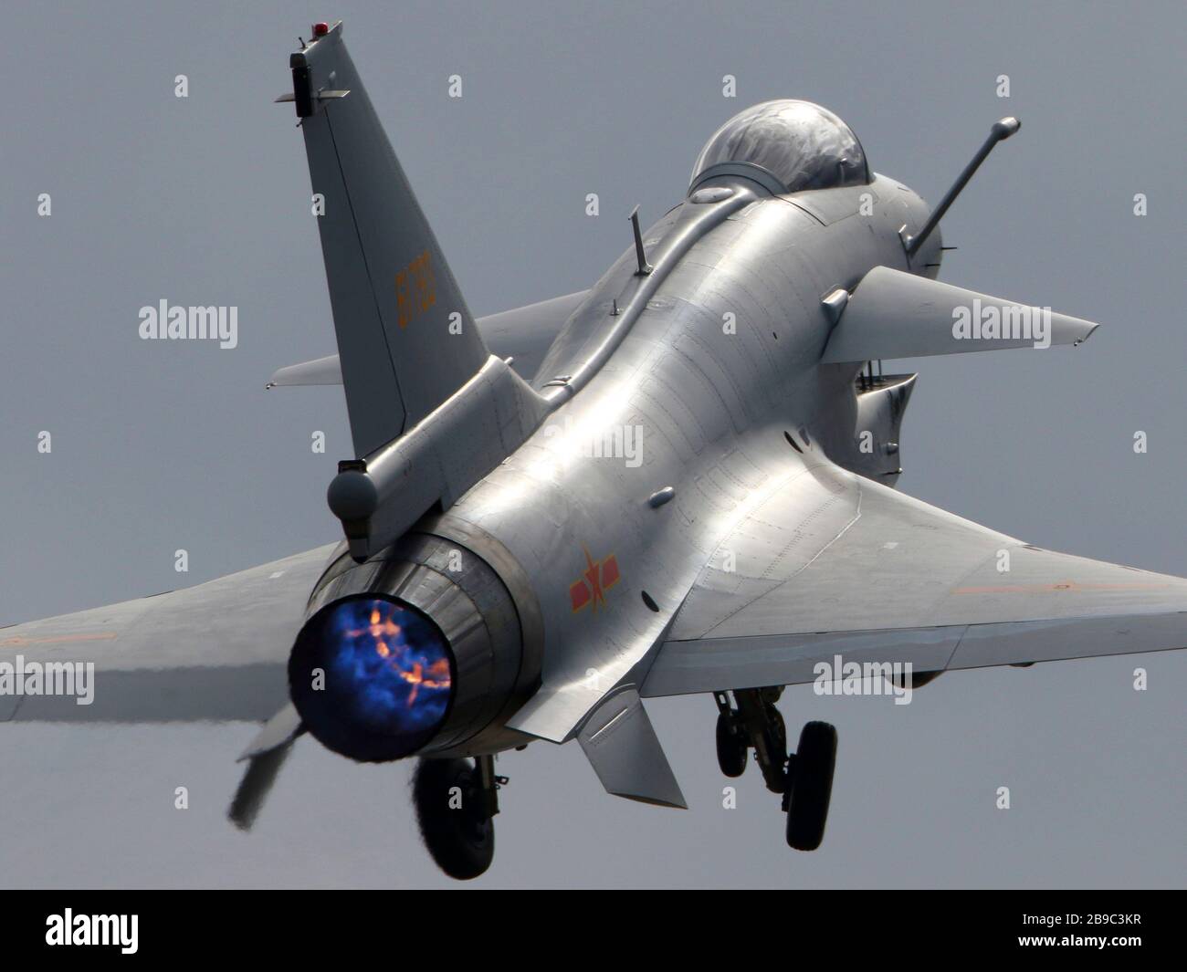 A People's Liberation Army Air Force Chengdu J-10A military plane ...