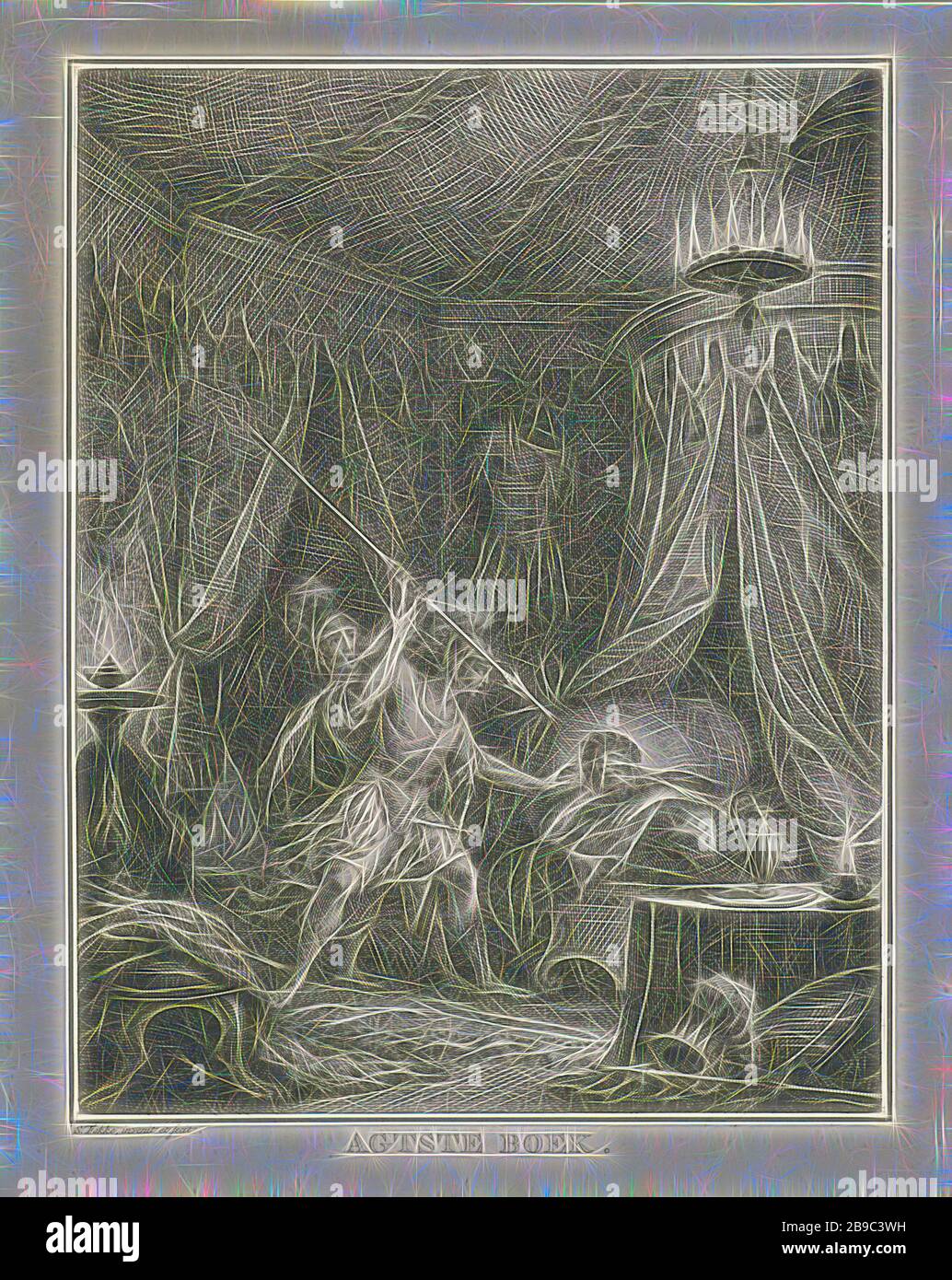 David saves Saul's life on the Chachila Agste Book (title on object ...