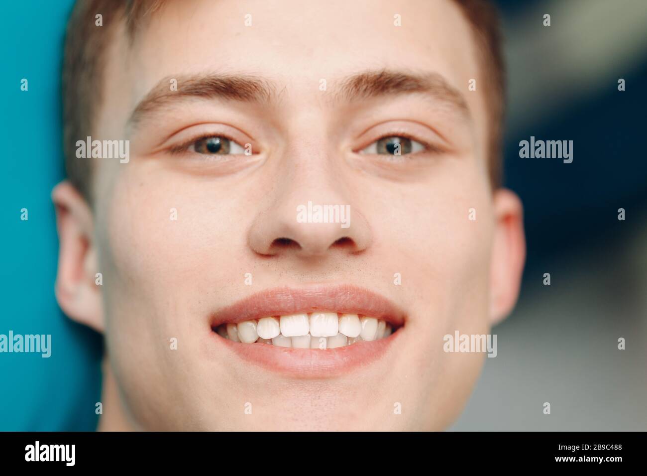 Dentistry. Dentist and patient. Dental clinic. Close up teeth Stock ...