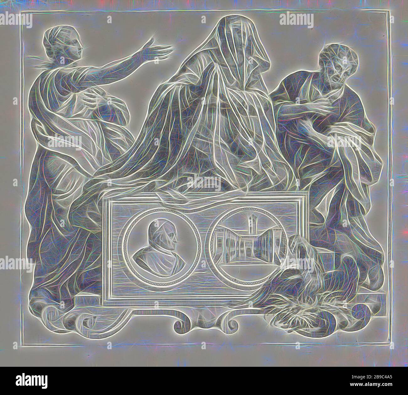 Portrait of a member of the Barbarigo family and the personifications ...