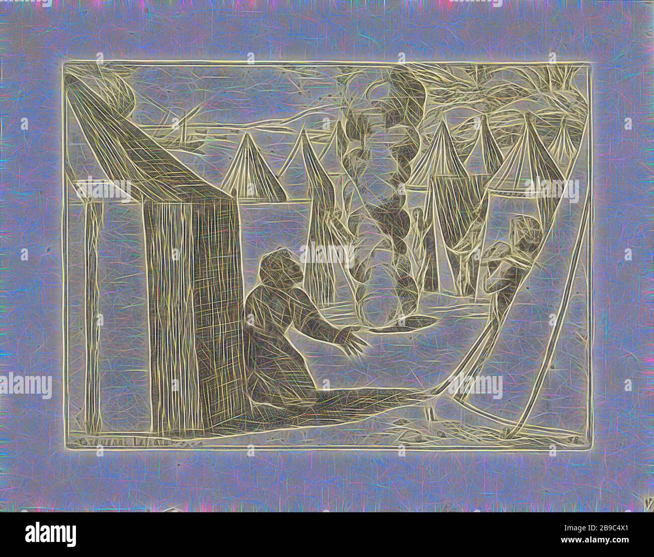 God appears to Moses in a pillar of smoke, Biblical scenes (series ...