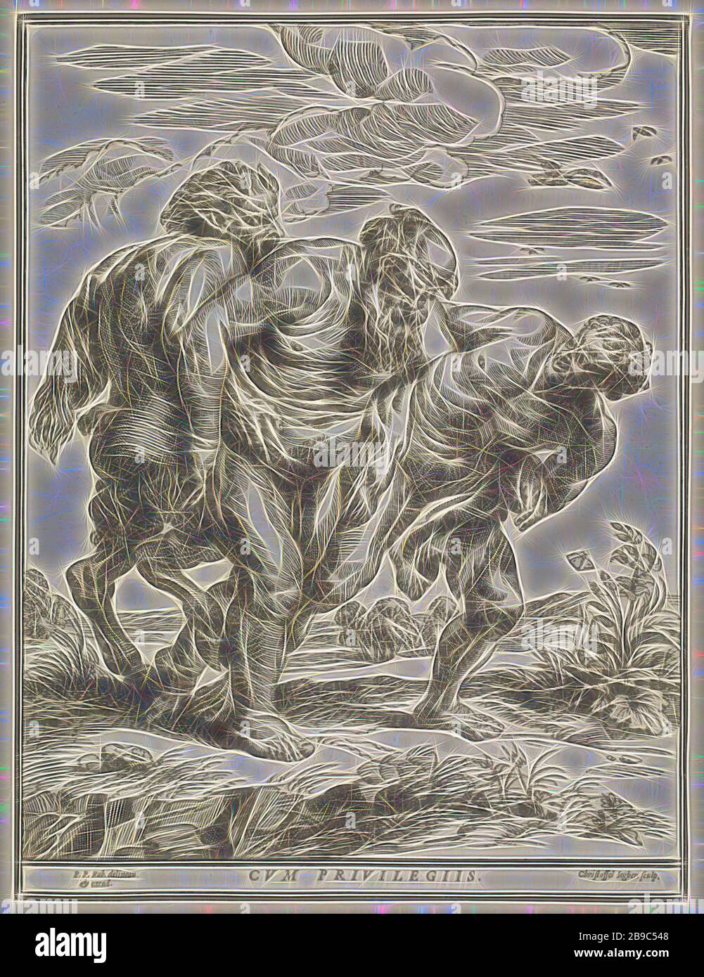 Drunken silenus supported by satyr hi-res stock photography and images ...