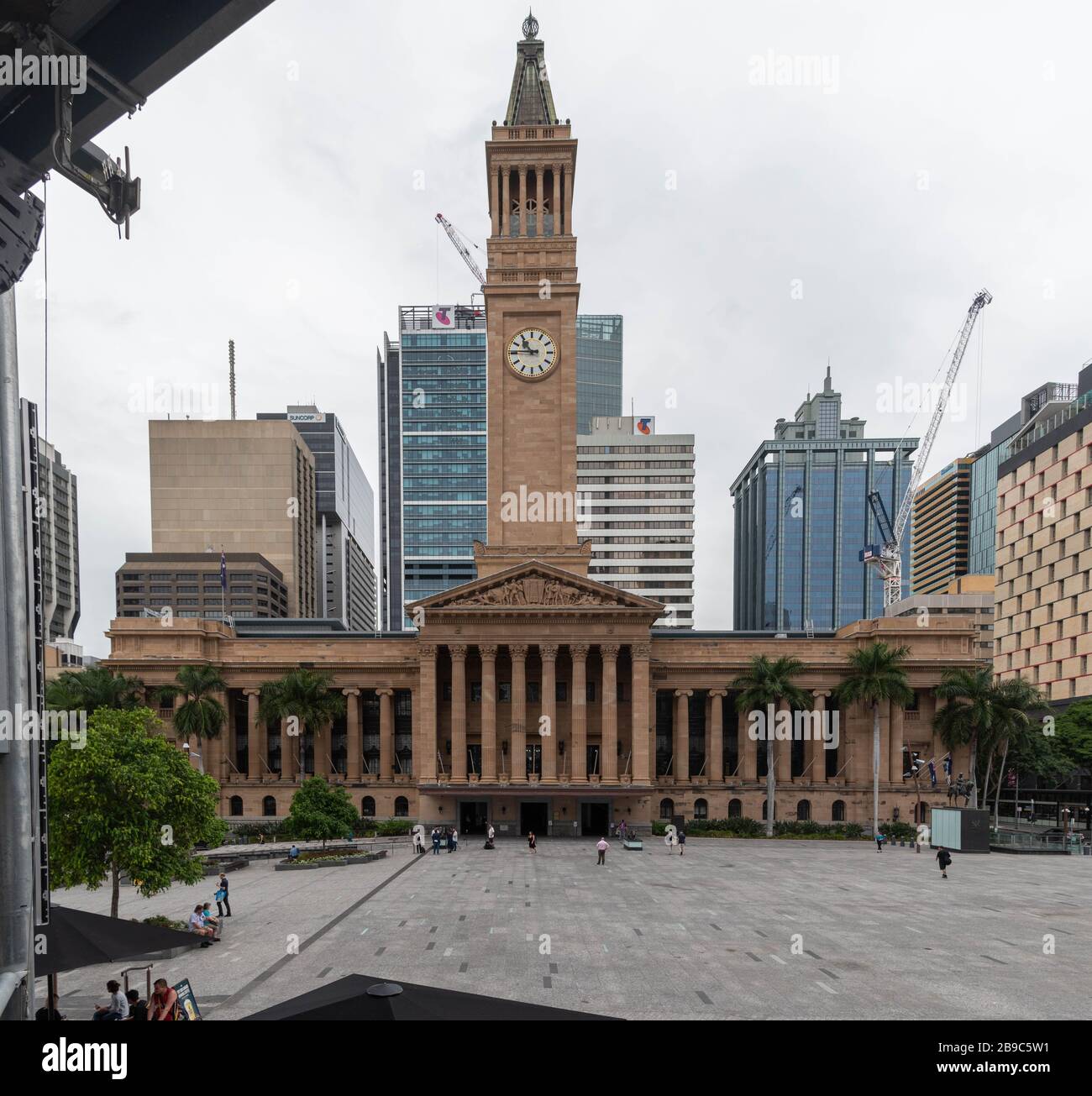 Brisbane, Australia. 24th Mar, 2020. A view of a deserted King George ...