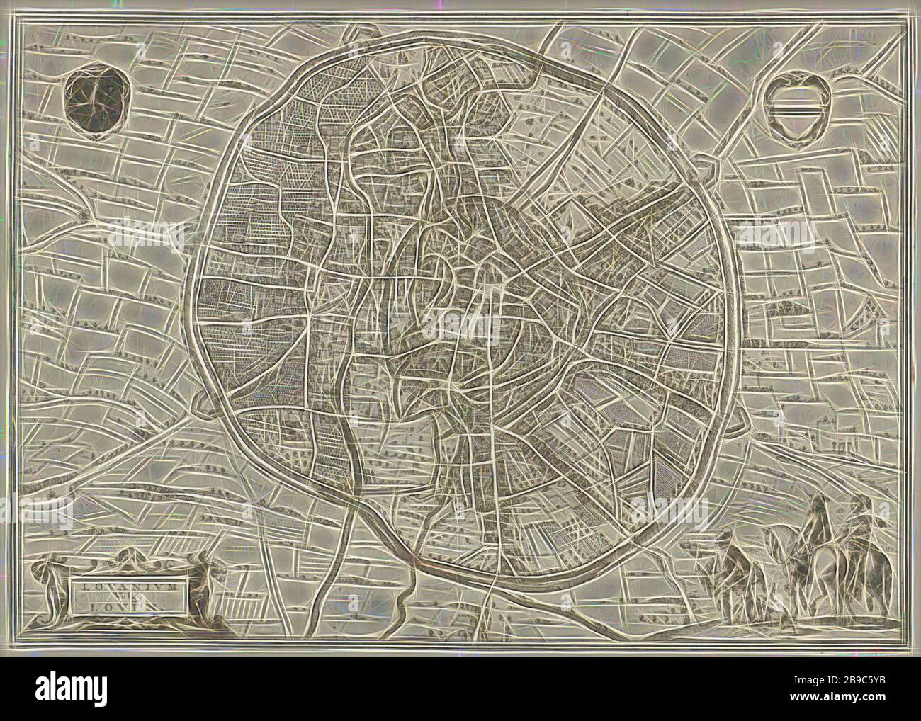 Leuven map hi-res stock photography and images - Alamy