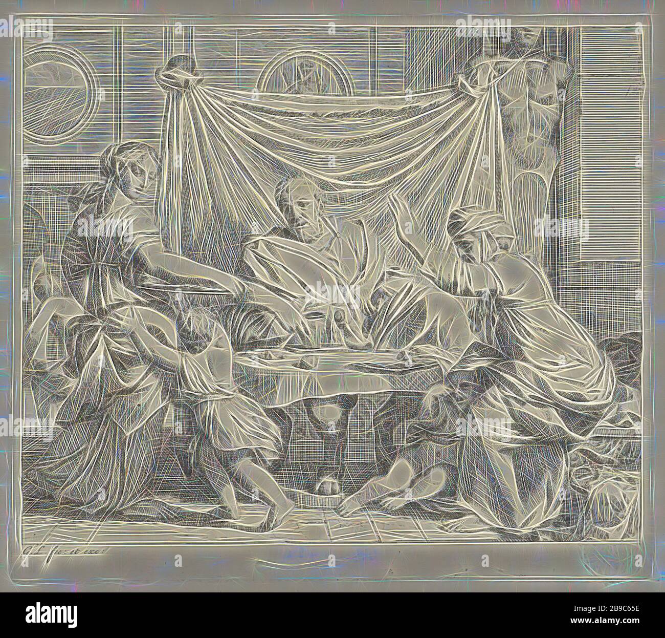 Abraham and Sara at the table Scenes from Genesis (series title ...