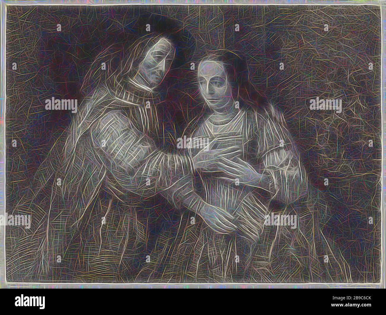 Portrait of a couple as Old Testament figures, called 'The Jewish Bride ...