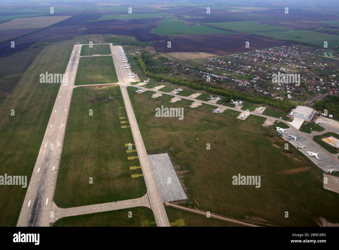 Overview of Dyagilevo Air Force Base, Russia Stock Photo - Alamy