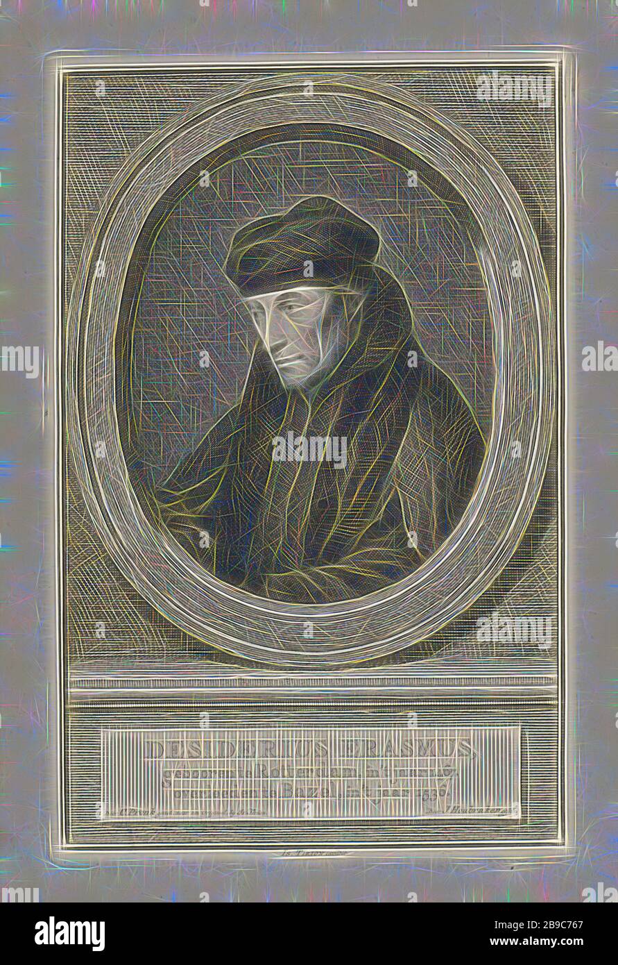 Portrait of Desiderius Erasmus Desiderius Erasmus (title on object ...
